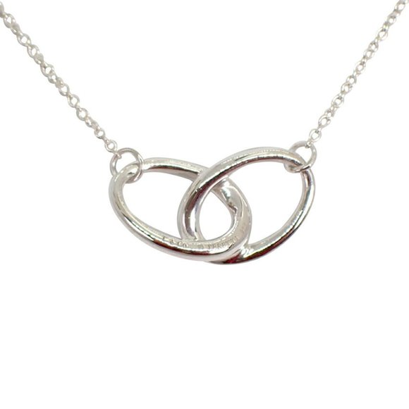Tiffany & Co. | Jewelry | Tiffany 925 Double Loop Pendant Necklace ...